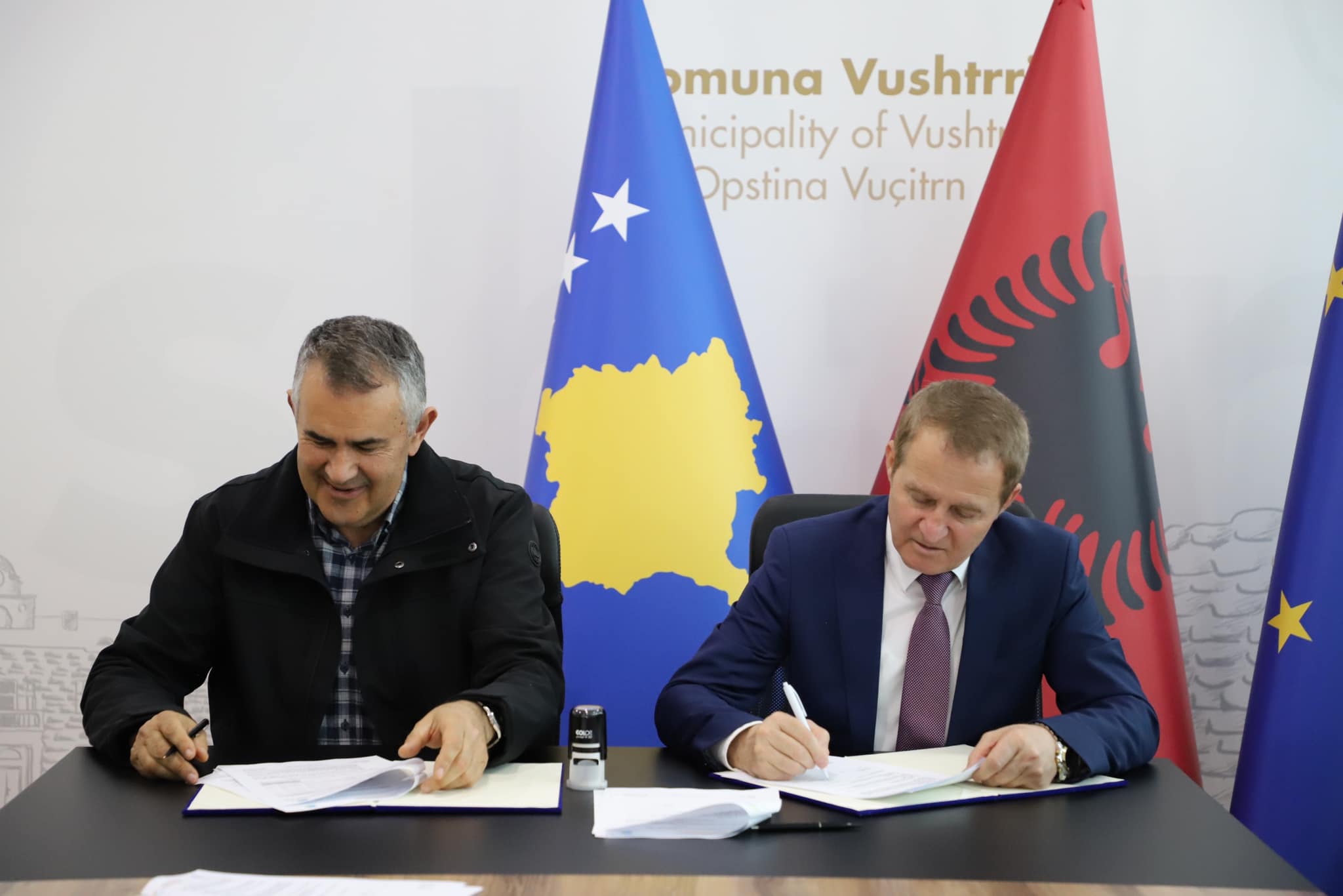 Cooperation agreements with the municipalities of Vushtrri and Shtime ...